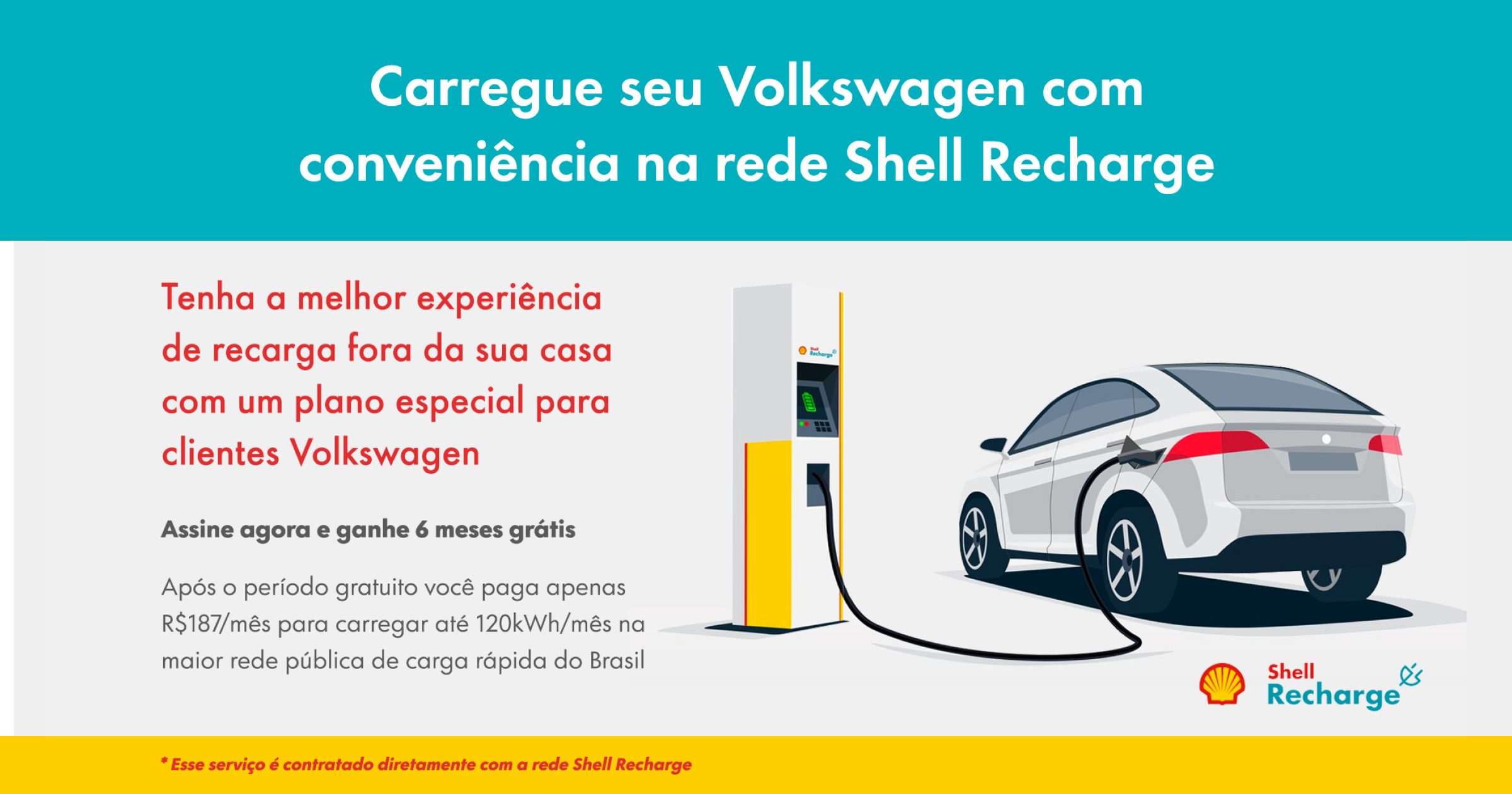 Shell Recharge - Assinatura de recarga